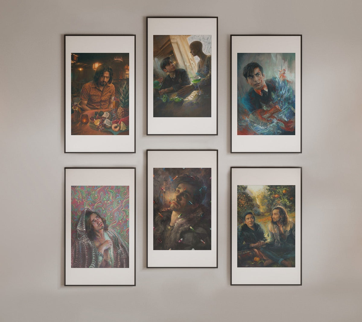 Klaus Portrait / The Umbrella Academy Art Print – Guzzardi Art