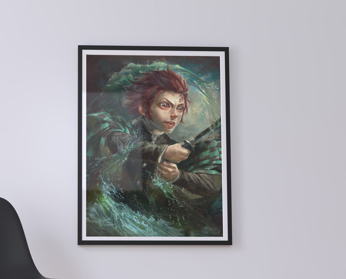 Zhongli / Genshin Impact Art Print – Guzzardi Art