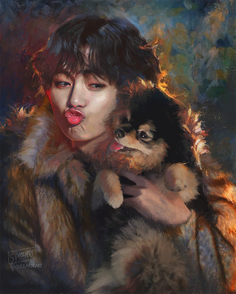 'Yeontan' V Taehyung / BTS Art Print – Guzzardi Art